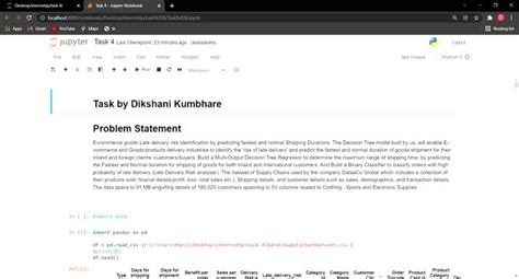 Dikshani Kumbhare On Linkedin Statslyanalytics Dataanalysis Python
