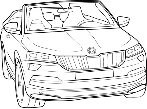 Skoda Coloring Pages To Download And Print For Free