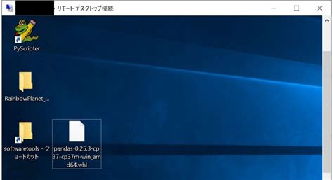 Python開発環境にpandasライブラリをインストールする手順 Rainbow Engine