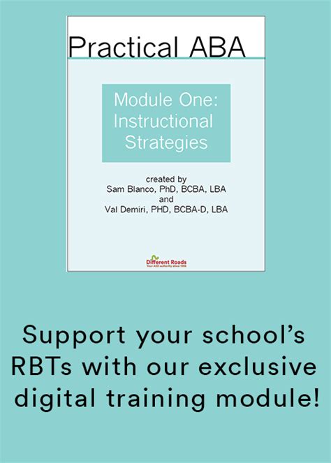 Practical Aba Instructional Strategies Digital Download