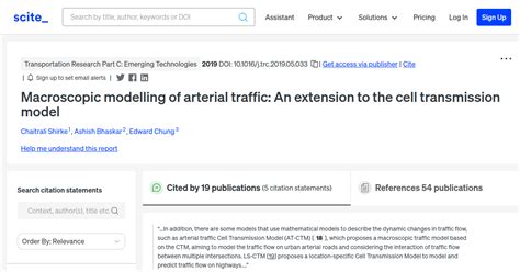 Macroscopic Modelling Of Arterial Traffic An Extension To The Cell Transmission Model