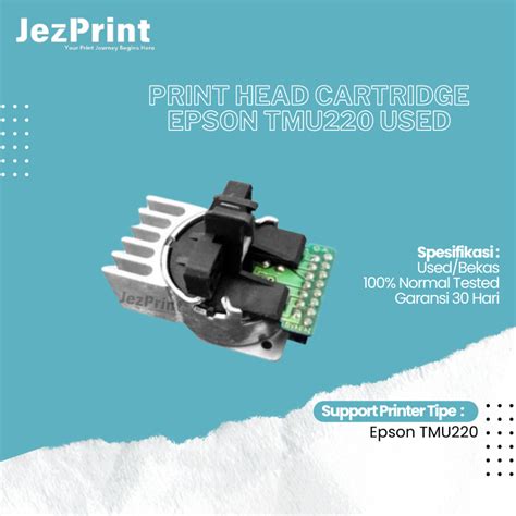 Jual Print Head Printer Epson Tmu220 Tm U220 Used Printhead Printer Tmu