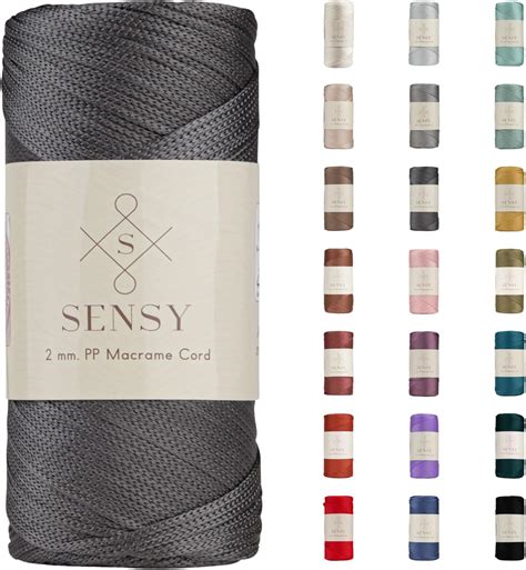 S Sensy Premium 2mm Polyester Rope 251 Yards Macrame India Ubuy