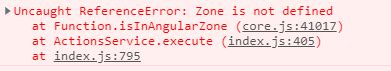 ContextMenu Throws An Error When NgZone Is Disconnected From The App