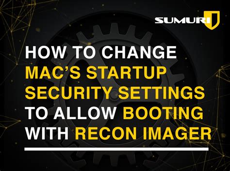 Mac T2 Security Chipset Mac Startup Security Setting Sumuri