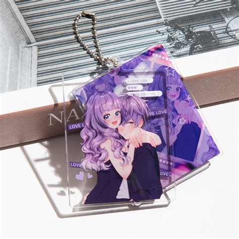 Clear Two Piece Acrylic Pendant Wooacry