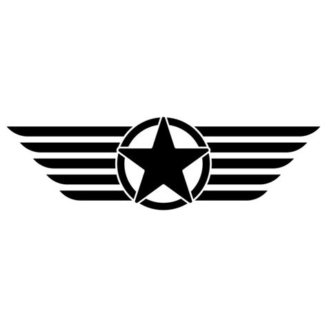 Militärische rang icon logo vektordesign vorlage Premium Vektor