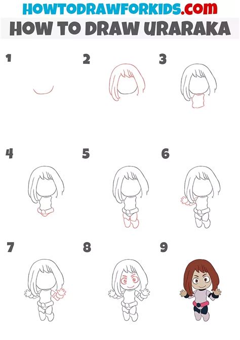 How To Draw Uraraka Artofit