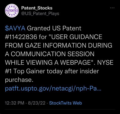 Avya Granted A Patent Today More Headlines Ravya