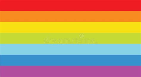 Vector Of Rainbow Flag Sexual Identity Stock Vector Illustration Of