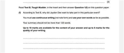 Summary Writing Igcse English Language 0500