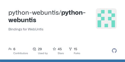 Packages Python Webuntis Python Webuntis Github
