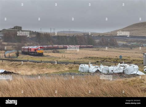 Db Cargo Rail Class 66 Diesel Locomotive Arriving At Cwmbargoed