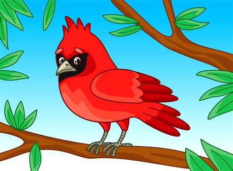 Cardinal Free Digitally Made Illustrations On