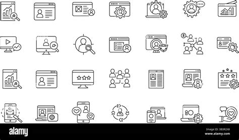 Technology And Data Icon Set Ai Big Data Cybersecurity Cloud