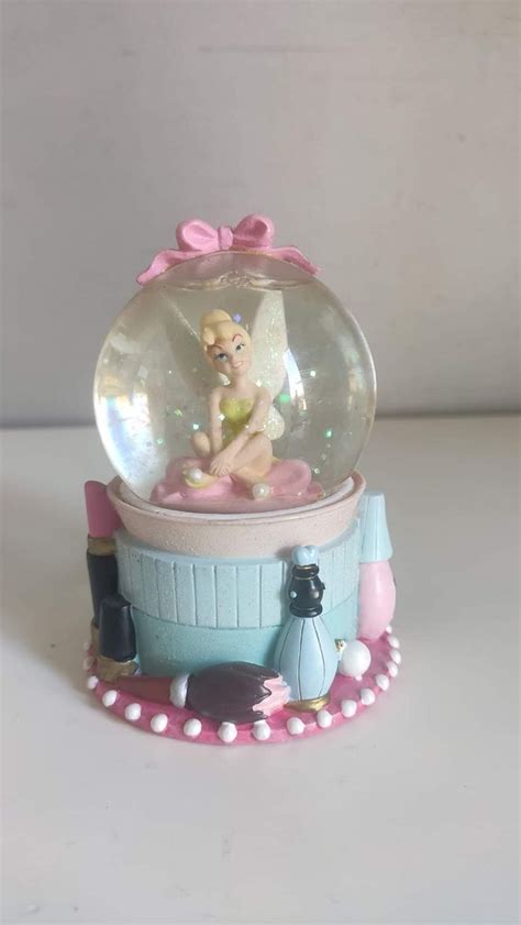 Boule a neige snowglobe Disney fée clochette boîte maquillage tbe Disney Beebs