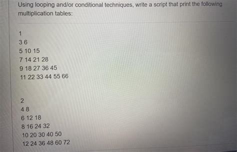 Solved Using Looping Andor Conditional Techniques Write A