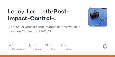 Github Lenny Lee Ustb Post Impact Control Simulink Carsim A Project