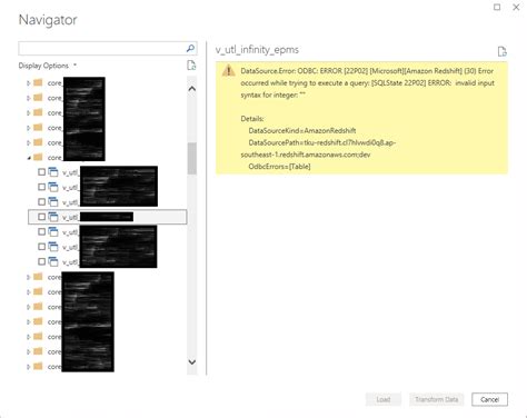 Error 22p02 Sqlstate 22p02 Error Invalid Inp Microsoft Fabric