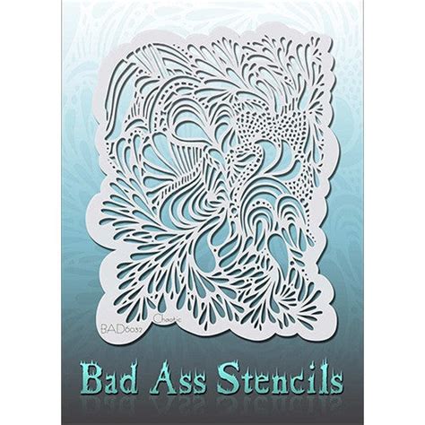 Bad Ass Full Size Stencils Chaotic Bad6032