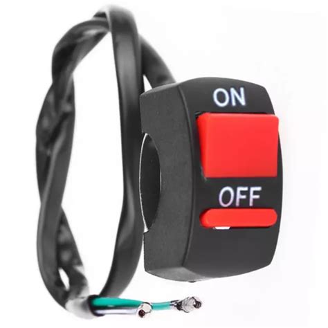 F02C 12V MOTORRADSCHALTER Manubrio Faro Interruttore Luce Impermeabile