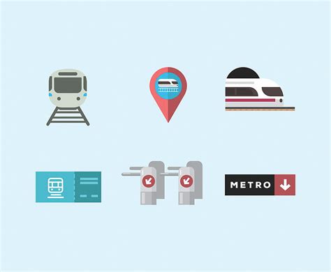 메트로 플랫 디자인 벡터 Ai Svg Uidownload