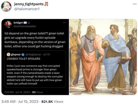 Skibidi Toilet Philosophical Debate Skibidi Toilet Know Your Meme