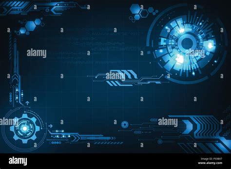 Vector Background In The Concept Of Technology Stock Vector Image And Art