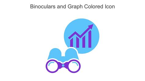 Binoculars And Graph Colored Icon In Powerpoint Pptx Png And Editable Eps Format PPT Example