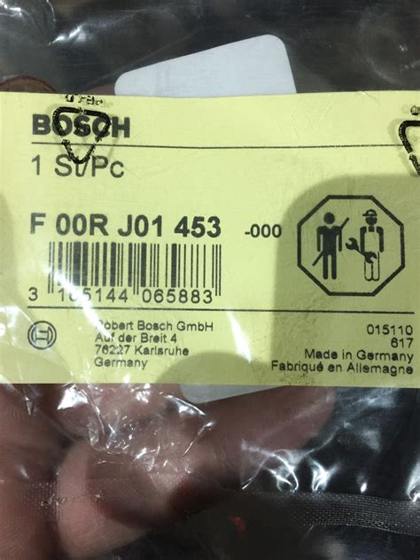 F00RJ01453 Уплотнительное кольцо BOSCH | Запчасти на DRIVE2