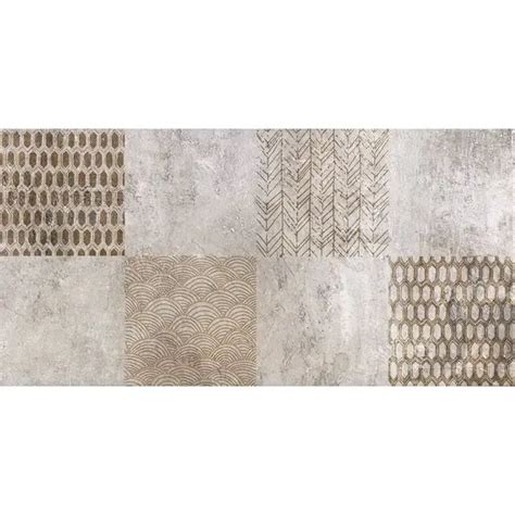 Cesarom Gresie Decor Crust Gri Bej 126mpcutie 6060 0191 4011 Brick Romania