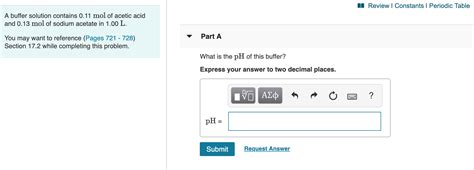solved n review constants i periodic table a buffer
