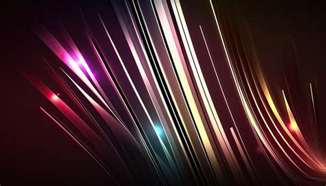 추상 네온 불빛을 디지털 배경으로 변환 Generative Ai 프리미엄 사진