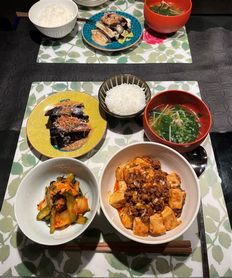 麻婆豆腐の献立 Riesmosごはん日記