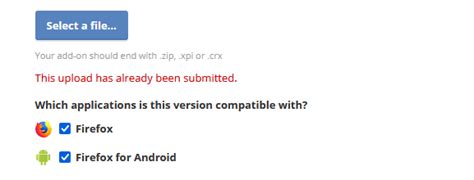 Add Explicit Error When A Developer Goes Through The Submission Process