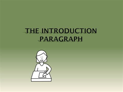Introduction Paragraph Lecture PPT
