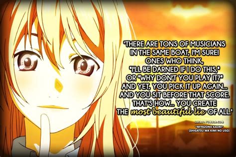 Miyazono Kaori Shigatsu Wa Kimi No Uso Your Lie In April Hikaru Nara April Quotes Miyazono