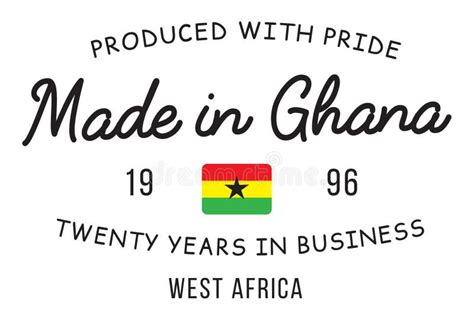 Made In Ghana Stamp Stock Vector Illustration Of Production 85484863