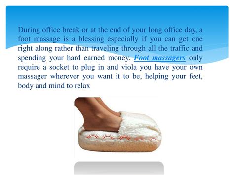 Ppt Foot Massagers Powerpoint Presentation Free Download Id7322725