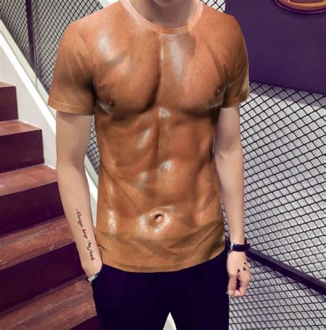 Sixpack T Shirt Strandfigur ohne Sport und ohne Diät