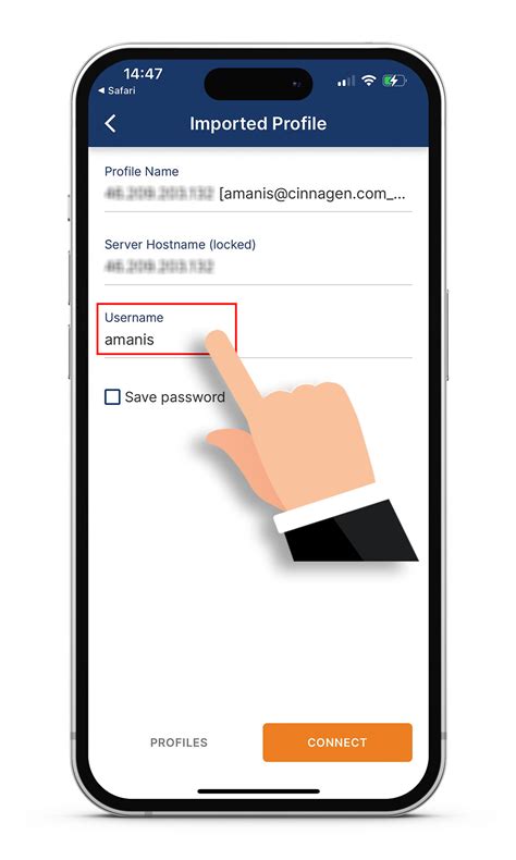 راه اندازی VPN در موبایل iOS CinnaGen Links