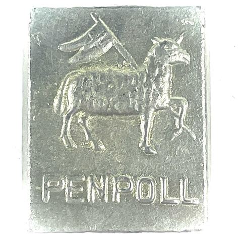 Lot 179 A Penpoll Copy Cornish Tin Ingot 5 X 4cm