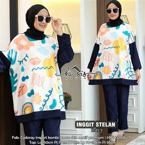 Jual Inggit Setelan Ori By Hijab Sister Shopee Indonesia