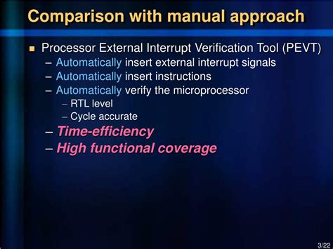 Ppt Processor External Interrupt Verification Tool Pevt Powerpoint