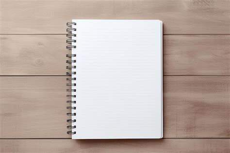 Premium Ai Image A Spiral Bound Notebook With A Spiral Bound Notebook