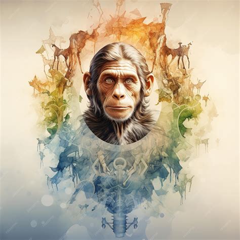 Premium Ai Image Illustration Of Chromosome Design Dna Drawing Evolution Gene Generat