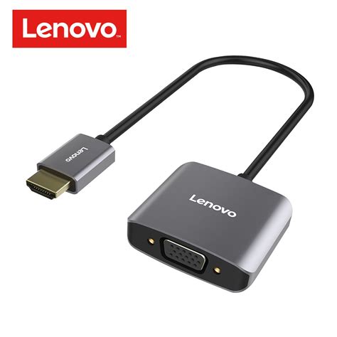 Lenovo H Hdmi To Vga Adapter With Audio Extra Power Input Shopee Malaysia