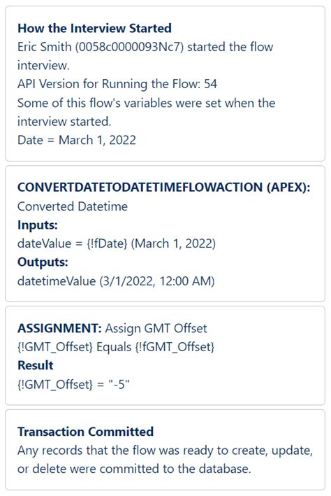 Use Flow To Get The Running Users Time Zone Offset From Gmt Unofficialsf