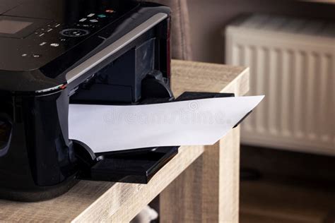 Printer Output Stock Photo Image Of Industry Machine