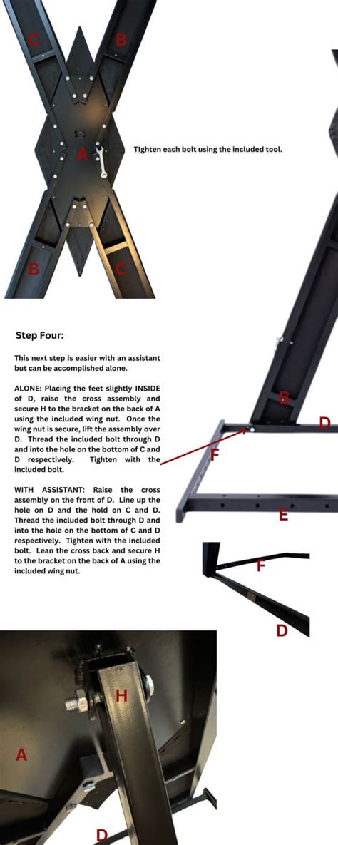 Roomsacred Free Standing St Andrews Cross Instructions